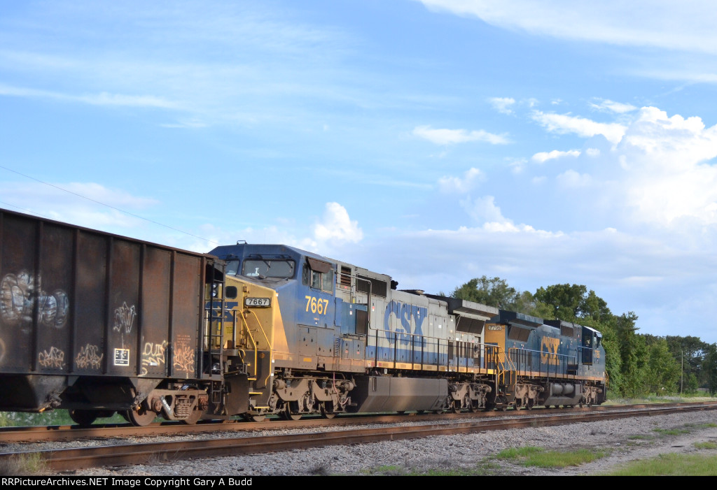 CSX CW40-8 7667/7795